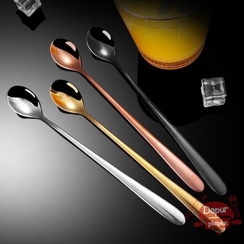 Jual Sendok Stainless Gagang Panjang | Sendok Aduk Es Krim / Teh / Kopi ...