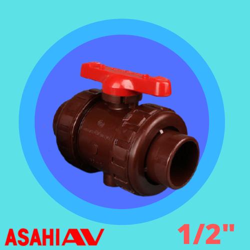 Jual BALL VALVE TRUE UNION CPVC/EPDM SOCKET JIS / ASAHI AV / 1/2 INCH ...