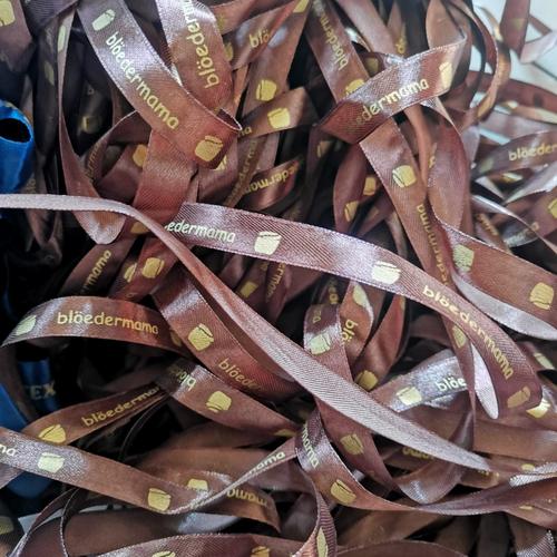 Jual pita satin/pita label/pita kado/pita printing custom 1/2 "(1,3 cm ...