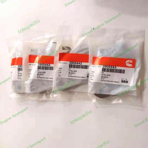 Jual Gasket exhaust manifold cummins 6BT/6D102E 3905443/3927154 ...