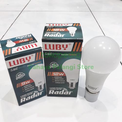 Jual Lampu LED Sensor Gerak LUBY Radar 9 watt/ 12 watt Motion Sensor ...