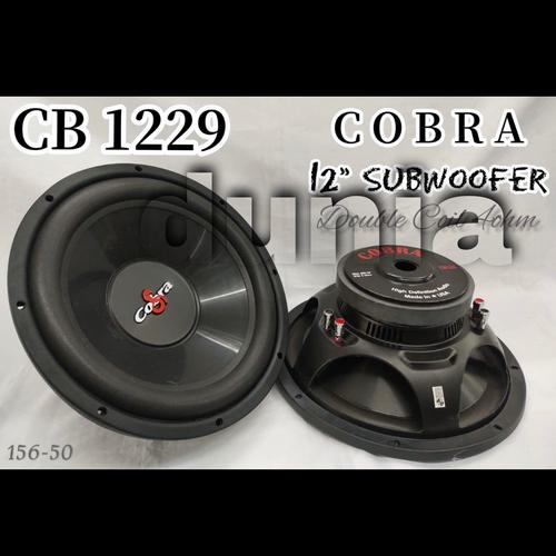 Jual Subwoofer Cobra CB 1229 Original Subwoofer 12 inch Double Coil ...