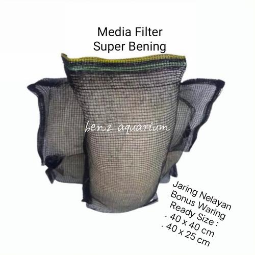 Jual Media Filter Super Bening Jaring Nelayan Media Filter Kolam ...