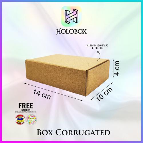 Jual Box/Dus/Kotak Polos/Packaging/Corrugated/Serbaguna Uk.14x10x4 ...