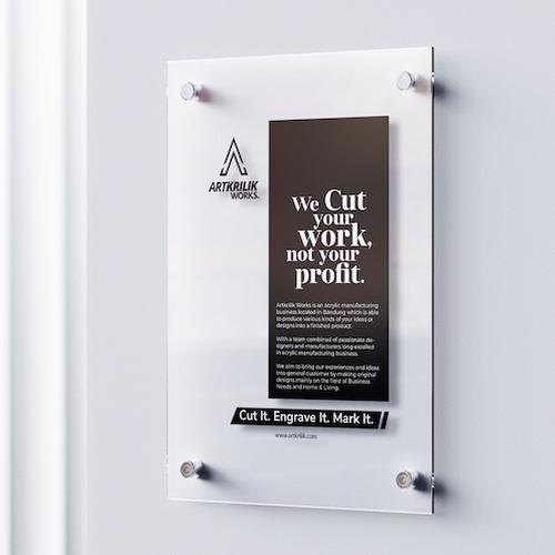 Promo FRAME AKRILIK POSTER DINDING A5/A4/A3/A2/A1 - A5 - Kota Bandung ...