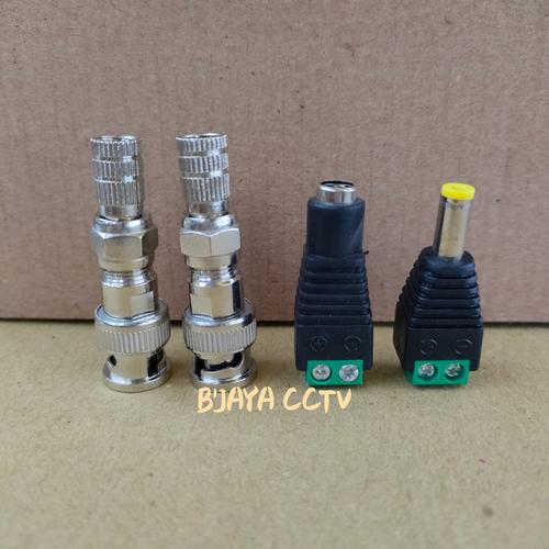 Jual Konektor CCTV 1 set BNC jack DC male female untuk cctv - 1 Set - Jakarta Pusat - B'JAYA ...