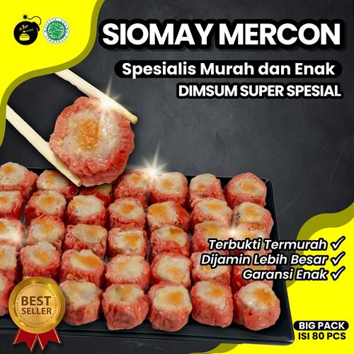 Jual Pabrik Dimsum Siomay Mercon Isi 80 pcs- Dim sum Frozen Somay Halal ...
