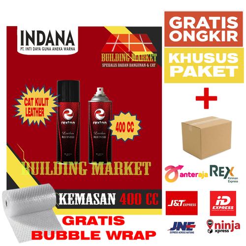 Jual CAT SPRAY REXTON SEMPROT KULIT REXTON REFINISH LEATHER 400 CC ...