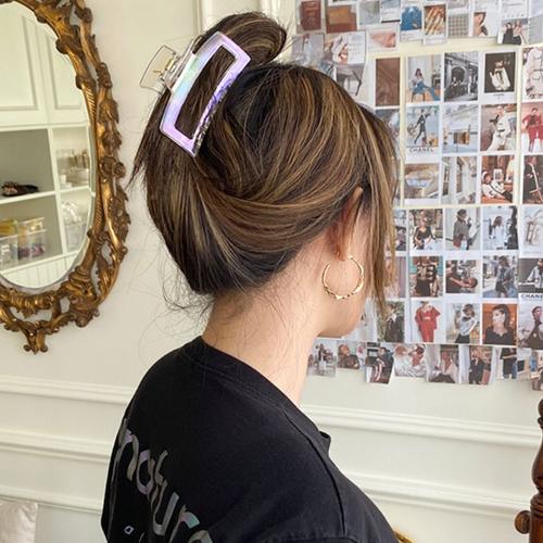 Jual Aurora Block Blank Clip - Jepit Rambut Fashion Jepit Cepol Jumbo ...