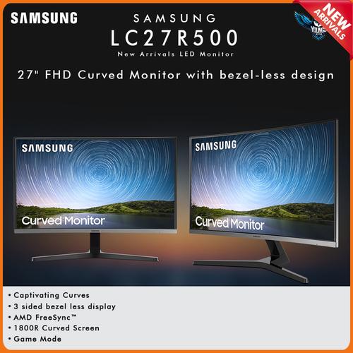 Jual LED Samsung C27R500 27" Bezel-less Curved Monitor Inch LC27R500 ...
