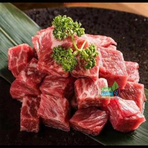 Jual Saikoro Beef Wagyu Meltik Meltique Cubes Steak pack 200gr / 1kg ...