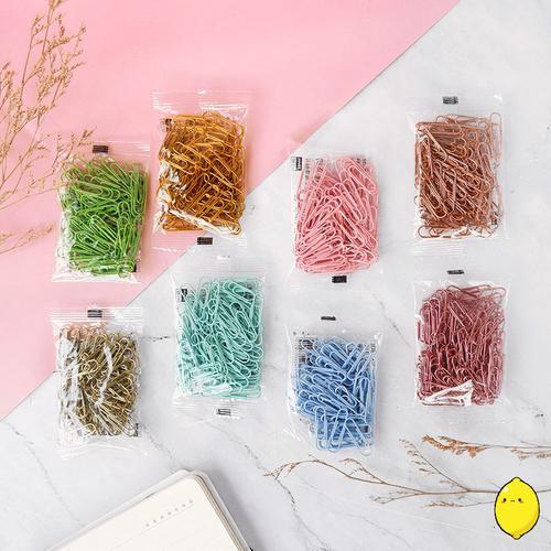 Jual Klip Kertas Warna Warni Color Sprinkle Paper Clip Pack - Hot Pink ...