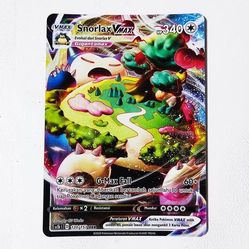 Jual Snorlax VMAX RRR 020/153 SC1b - Kartu Pokemon Indonesia - Jakarta Timur - Pokemon Bunta ...
