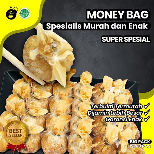 Jual Suplier Dimsum ekado isi 60 pcs- Dim sum Money Bag Frozen Halal ...