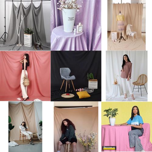 Jual kain layar background aesthetic foto studio backdrop dekorasi ...