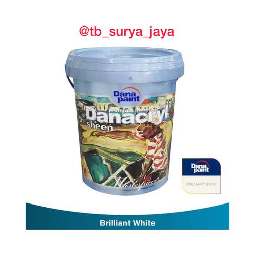Jual CAT TEMBOK DANACRYL SHEEN DANAPAINT 20 LITER PUTIH - Kota Depok ...