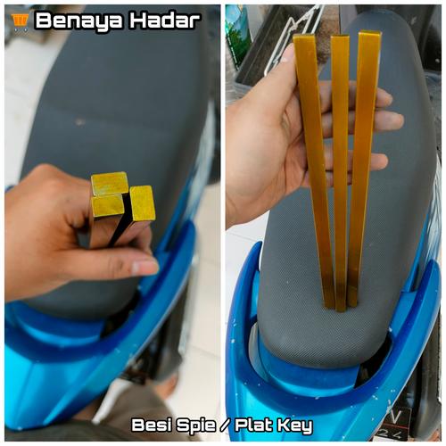 Jual Besi spie 8 mm x 12 mm x 300 mm Batang Spie / Plat key - Kota ...