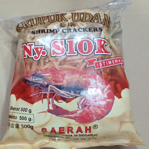 Jual Krupuk Udang Ny.Siok Stik / Kerupuk Udang Ny Siok 500 Gram ...