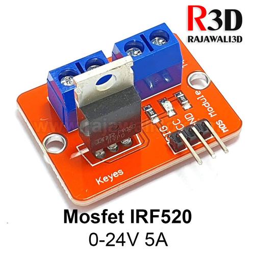 Jual Module Mosfet IRF520 Driver 0-24V 5A Modul Arduino - Kab ...