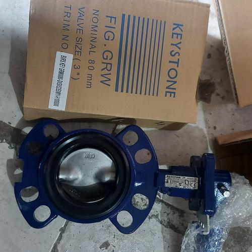Jual KEYSTONE BUTTERFLY VALVE FIGURE GRW SIZE 3 INCH LEVER HANDLE ...