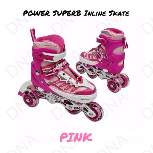 Promo Sepatu Roda Power Superb Bajaj Pink (+ Baut Bajaj) - M - Jakarta ...