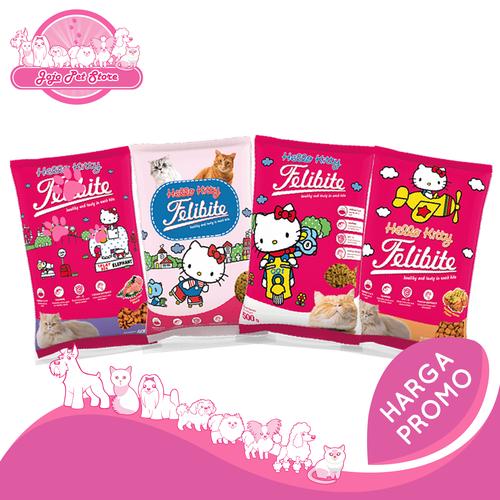 Jual Felibite Hello Kitty Makanan Kucing Kemasan 500gr All variant ...