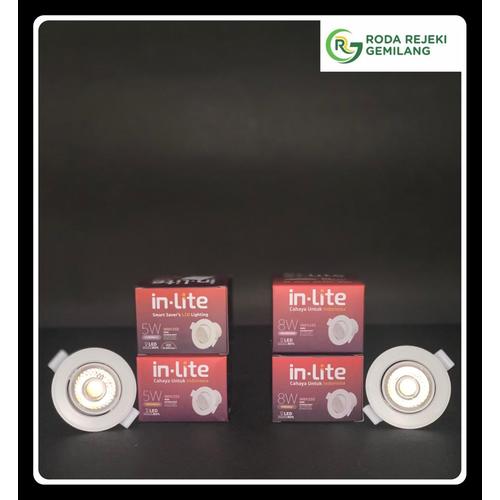Jual MINI DOWNLIGHT LAMPU SPOTLIGHT LED INLITE 5 WATT DAN 8 WATT ...