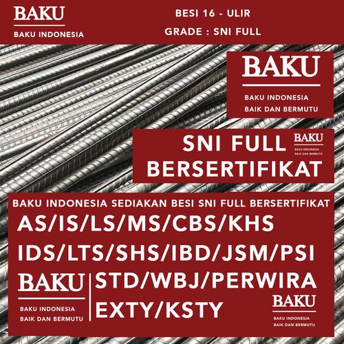 Jual Besi 16 D SNI Full / Besi 16 Ulir Full SNI / Besi Beton 16mm Ulir ...