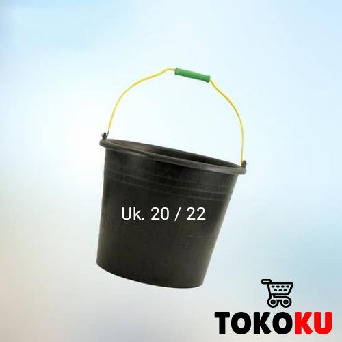 Jual EMBER COR HITAM 20 ANTI PECAH/EMBER BANGUNAN/EMBER PLASTIK KARET ...