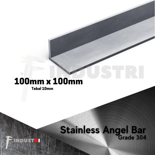 Jual siku stainless 304 10mm x 100mm x 100mm | sus 304 angel bar - Kota ...