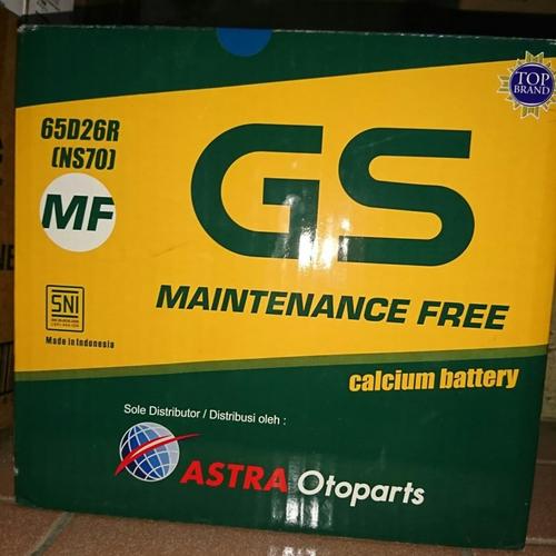 Jual GS MF NS70 65Ah aki kering mobil kijang lama sorento everest ...