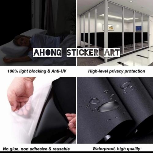 Jual PROMO....STIKER BLOCK STIKER ANTI PANAS STIKER HITAM DOFF ...