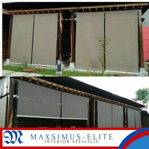 Jual Suntex blind tirai outdoor | tirai luar ruangan tampias hujan ...