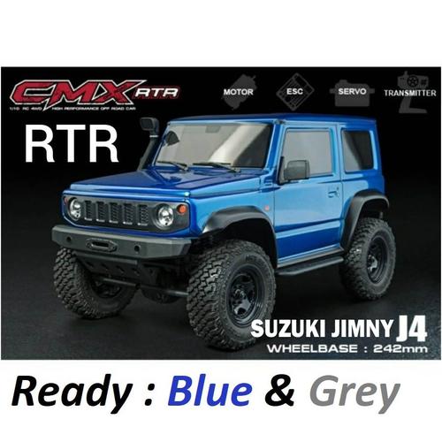 Jual MST CMX Suzuki Jimny J4 4Wd Scale Rock Crawler Rc Car 1/10 RTR 531508 - J3 Blue - Kota ...