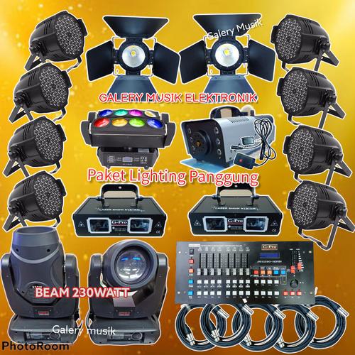 Jual PAKET LIGHTING LAMPU PANGGUNG PROFESSIONAL EVENTS,DJ,DISCO,GEREJA ...