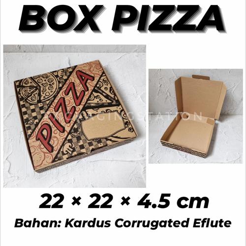 Promo Kotak Pizza Size 22 Motif Pizza / Box Pizza / Dus Pizza - Jakarta ...