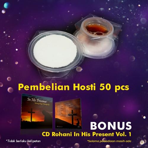 Jual Hosti / Roti & Anggur Perjamuan Kudus (PROMO) - 100pc + IHP 2 ...