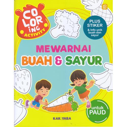 Promo Coloring Activity Mewarnai Buah & Sayur - Kak Yara - Kota ...