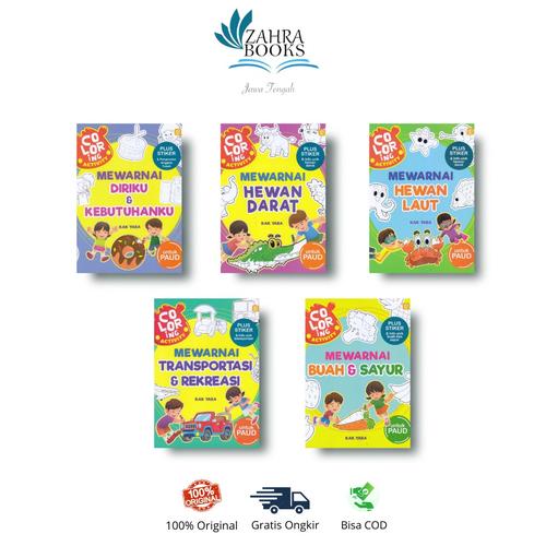 Jual BK - Seri Coloring Activity Mewarnai - DIRIKU&KEBUTUHA - Jakarta ...
