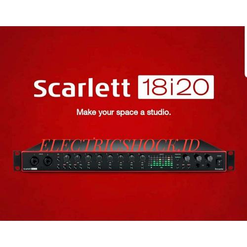 Jual AUDIO INTERFACE FOCUSRITE SCARLETT 18I20 USB 3RD GEN - Jakarta ...