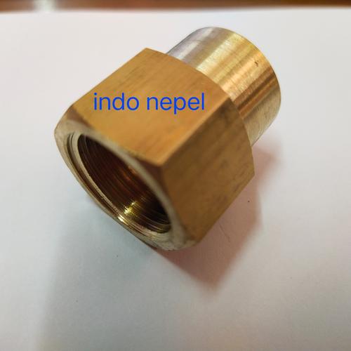 Jual double Sok drat 1/2 1/4 bushing kuningan sock dalam male female luar - Jakarta Barat - Indo ...