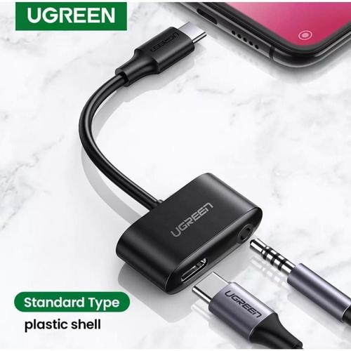 Jual Ugreen Audio Splitter Type C + Jack 3.5 Music Calling Splitter ...