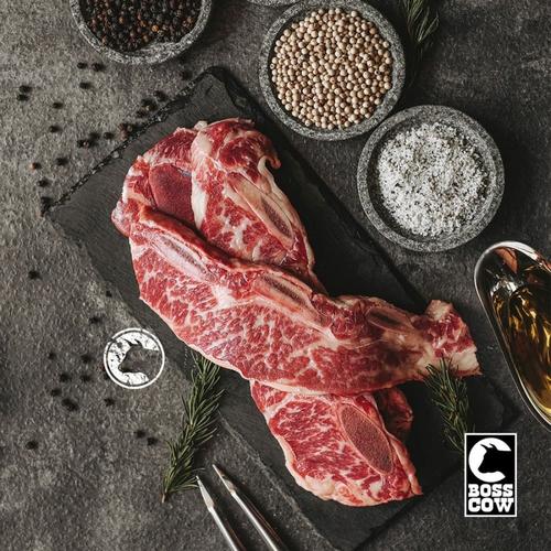 Jual Bosscow AUS Beef Galbi Short Ribs Bone In Black Angus Halal Import ...