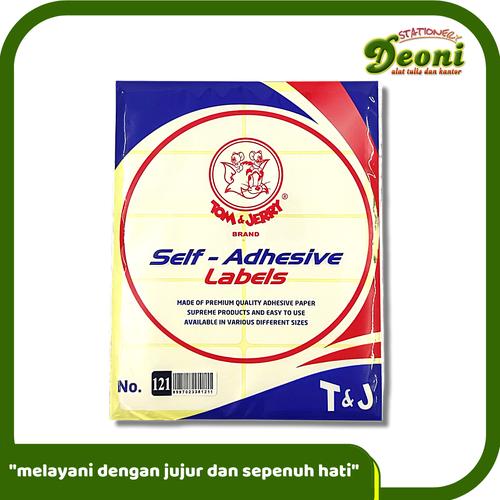 Jual TJ Label Self Adhesive no. 121 38x75mm 10 Lembar / Pack - Kota ...