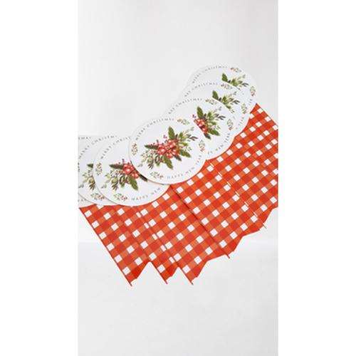 Jual Sticker Natal Label Segel Makanan Toples kue kering Tema Christmas ...