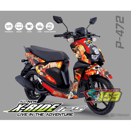 Jual Sticker Decal All New XRide 125 - Project 472 One Piece - Kab ...