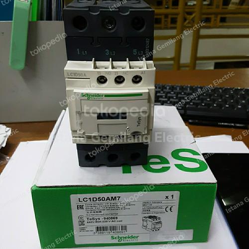 Jual Schneider Kontaktor / Contactor LC1D50AM7 LC1D50M7 220V Original ...