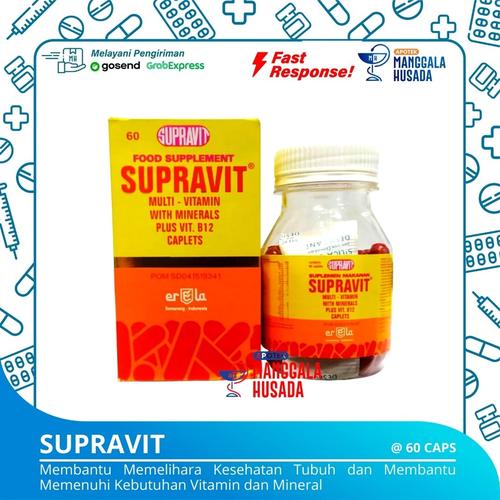 Jual SUPRAVIT SUPLEMEN MAKANAN @ 60 KAPSUL - Kota Palembang - APOTEK ...