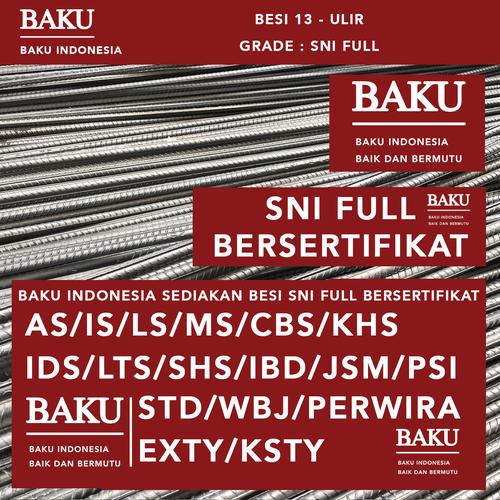 Jual Besi 13 D SNI Full / Besi 13 Ulir Full SNI / Besi Beton 13mm Ulir ...