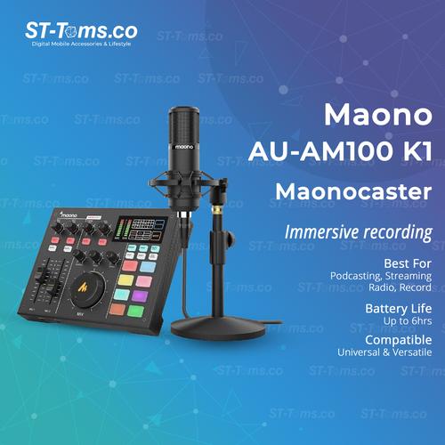 Promo Maono AU-AM100 K1 Mic Bundle Maonocaster Cicil 0% 3x - Jakarta ...